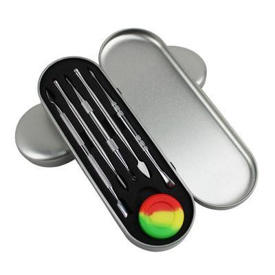 Dab & Wax Tools Set – Stainless Steel Set w/ Container – KLOWDZ Vapor ...