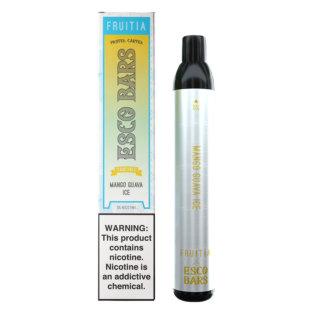 Fruitia x Esco Bars 2500 Disposable – Mango Guava Ice (-) – KLOWDZ ...