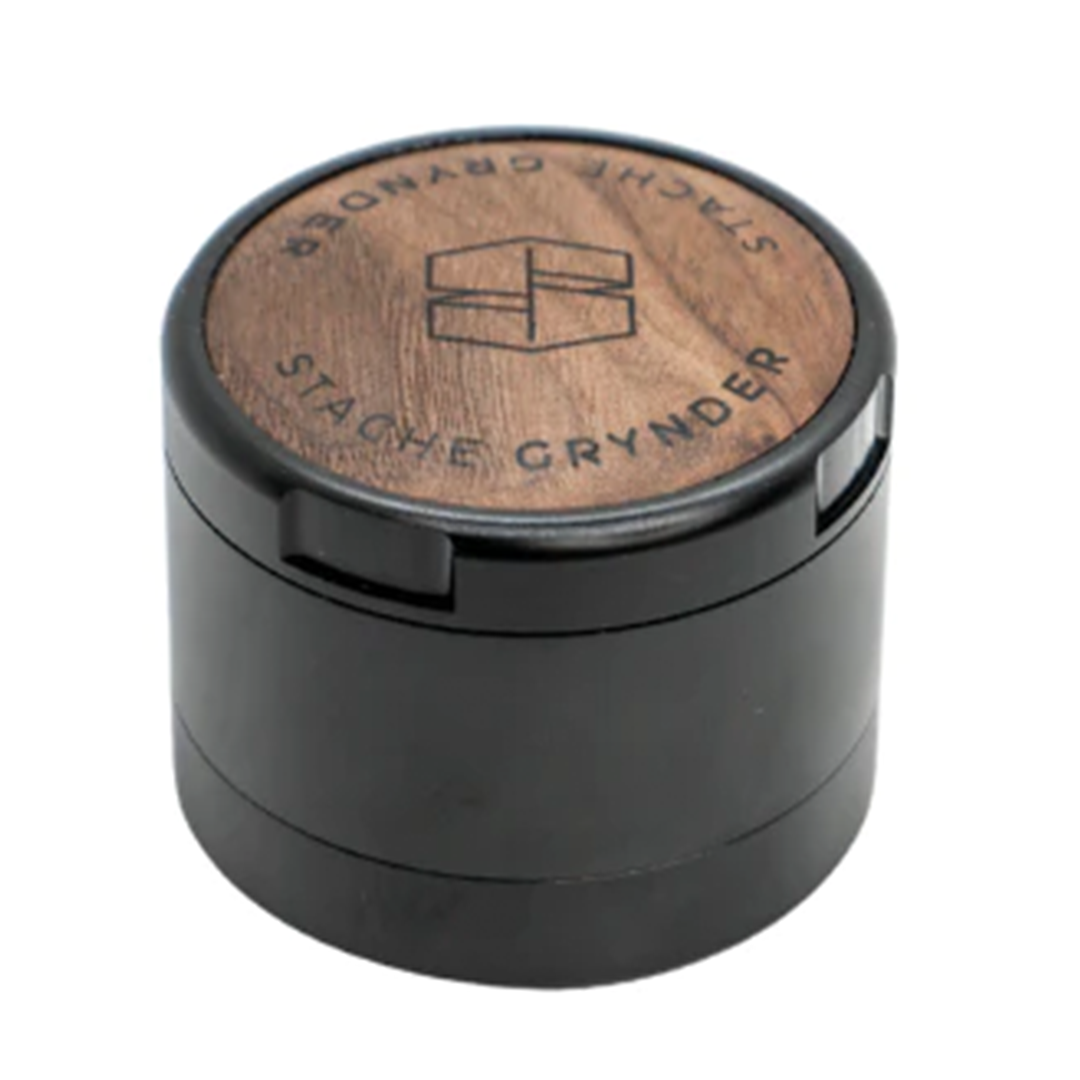 Stache Products – Grynder 3-Piece (Black) – KLOWDZ Vapor & Smokeshop