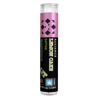 Alliance Delta 8 Lit Pre Roll – Lemon Cake – KLOWDZ Vapor & Smokeshop