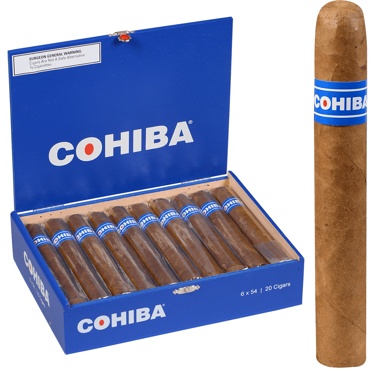 Cohiba – Blue (Toro 6.00 x 54 | 20 Ct. Box) – KLOWDZ Vapor & Smokeshop
